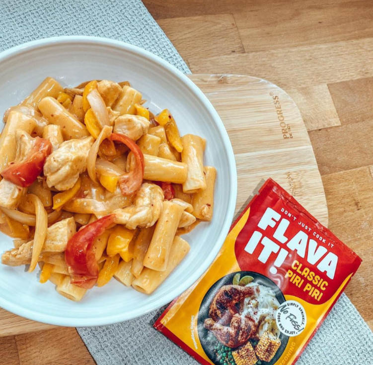 Spicy Piri Piri Fajita Rigatoni - Flava It